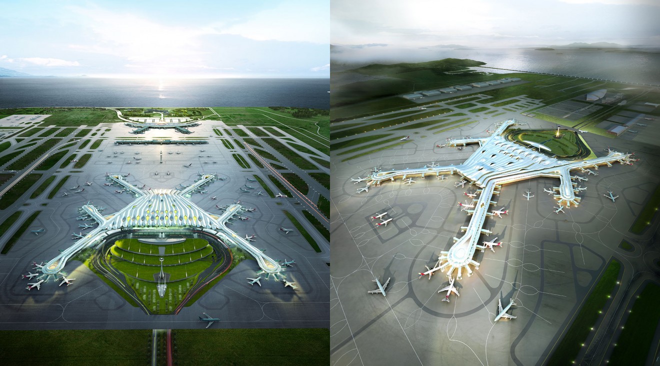 인천국제공항 제 2 여객 터미널 설계 공모 Projects Hk건축사사무소